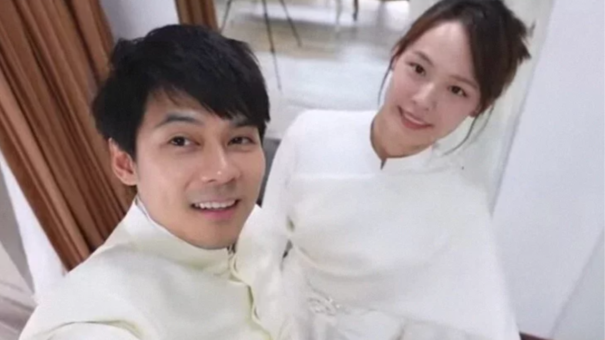 แดน แพทตี้ แต่งงานแล้ว บ่าวสาวสวมชุดไทยสีขาว จัดพิธีในวัดสุดเรียบ